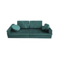 China 10 Pieces Foam Modular Play Sofa Waterproof Liner Foam Play Set for sale