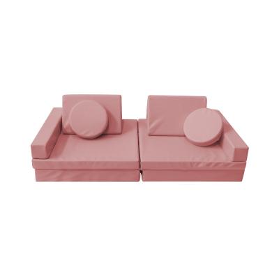 China Modular Sectional 10PCS Foam Removable Cover Modular Play Sofa 11KG for sale