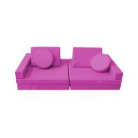 China Microsuede Fabric Kids' Explorer Modular Play Sofa OEM ODM OBM for sale