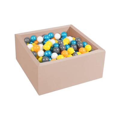 China Playroom Customized Open Ended Square Foam Ball Pits 90x30x5cm for sale