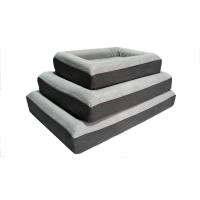China Orthopedic Eggcrate Memory Foam Washable Dog Bed 91*58*18cm for sale