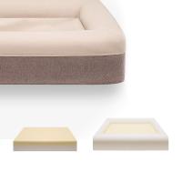 China Orthopedic Eggcrate Memory Foam Washable Dog Bed 91*58*18cm for sale