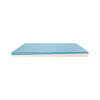 China Portable 7.5cm Velvet Fabric Camping Memory Foam Mattress Pad for sale