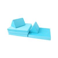 China Blue High Density Foam Play Foam Couch Furniture 11KG For Homeschool for sale