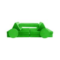 China ‎Machine Wash Green 10PCS Kids Play Couch Sofa 14KG For Toddlers for sale