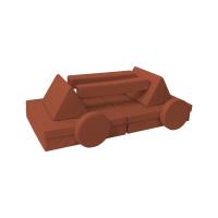 China Creative Kids Modular Microsuede Floor Foam Play Couch For Playroom for sale