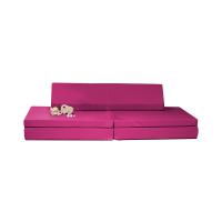 China Durable Flexible Seating Velvet Fabric Configurable Play Couch Set for sale