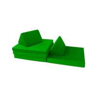 China High Density Foam Velvet Configurable Play Couch 6 Piece Modular Sofa For Toddlers for sale
