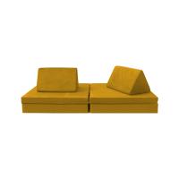 China CertiPur-US Vegan Leather Waterproof Inner Liner Kids Play Couch Sofa for sale