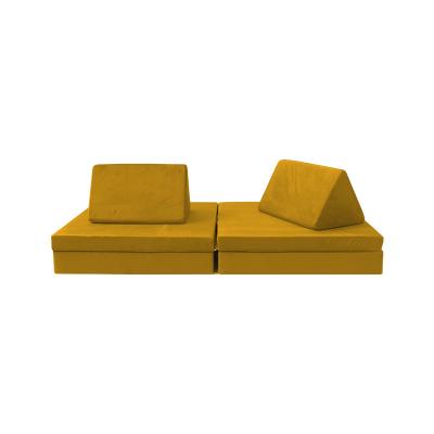 China CertiPur-US Vegan Leather Waterproof Inner Liner Kids Play Couch Sofa for sale