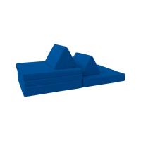 China Flexible Seating Modular Micro Suede Kids Play Sofa Couch For Playroom for sale
