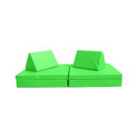China 6 Piece Microsuede Foam Soft Play Couch No Inner Liner For Creative Kids for sale