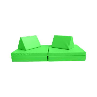 China 6 Piece Microsuede Foam Soft Play Couch No Inner Liner For Creative Kids for sale