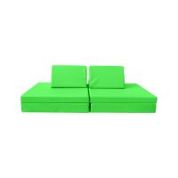 China 6 Piece Microsuede Foam Soft Play Couch No Inner Liner For Creative Kids for sale