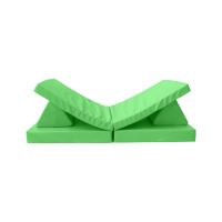 China 6pcs Foldable Foam Children'S Play Couch Sofa With 2 Triangle Pillows for sale