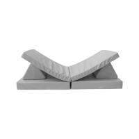 China Foldable Foam Play Couch Set Modular Play Sofa With 2 Triangle Pillows for sale