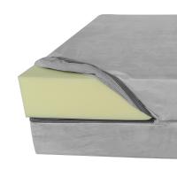 China Foldable Foam Play Couch Set Modular Play Sofa With 2 Triangle Pillows for sale