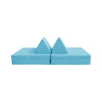 China Customized Waterproof Inner Liner Kids' Explorer Play Foam Couch Sofa for sale