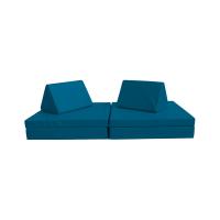 China Flexible Seating Micro-Suede Modular Foam Play Couch For Toddlers for sale
