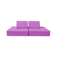 China Safe Indestructible Modular Foam Play Couch For Toddlers OEM for sale