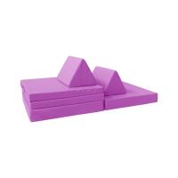 China Safe Indestructible Modular Foam Play Couch For Toddlers OEM for sale