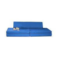 China Soft Furniture Playset Microsuede Modular Foam Play Couch 6 Piece for sale