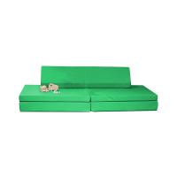 China Velvet Polyester Kids Foam Play Couch 6PCS With Waterproof Inner Liner for sale