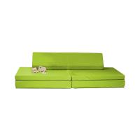 China Versatile 6pcs Foam Velvet Polyester Soft Flip Play Couch Children-Friendly for sale