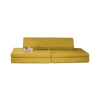 China Velvet Polyester Play Couch Set Playscape Sofa With Waterproof Inner Liner for sale