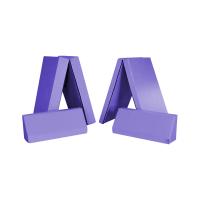 China Purple Versatile Microsuede Fabric Foam Play Couch For Playroom for sale