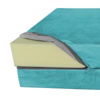 China Luxury Velvet Fabric Play Couch Set High Density Foam Modular Sectional Sofa for sale