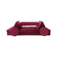 China Triangle Cushion Base Polyester Inner Liner Play Couch Set Sofa for sale