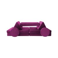 China Customized Indestructible Toy 10pcs Foam Modular Playscape Sofa for sale