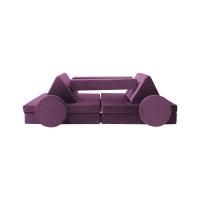 China OEKO-TEX 10PCS Kids Play Sofa Modular Foam Couch OEM ODM OBM for sale