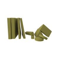 China Half Cylinder Triangle Rectangle 10PCS Modural Foam Play Mat Couch Play for sale