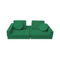China 10 Piece Microsuede Kids Play Sofa Set With Protective Inner Liner for sale