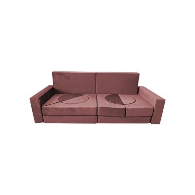 China 14pcs High Density Foam Kids Modular Play Sofa With Washable Covers OEKO-TEX for sale