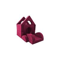 China Polyester Inner Liner 14PCS High Density Foam Foam Play Couch For Playroom for sale