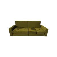 China 14 Pieces Modular Foam Flip Play Couch Set With Removable Suede Cover for sale