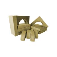 China Toddler To Teen Furniture 14pcs Set Modular Play Sofa Foam Climbing Blocks for sale