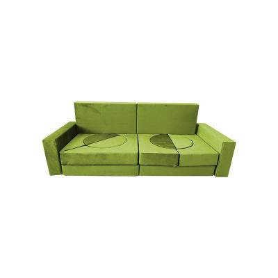 China Colorful 14 Pieces Modular Foam Kids Play Sofa With Inner Liner for sale