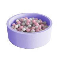 China Removable Velvet Cover Foam Round Ball Pool Pit Non Toxic for sale