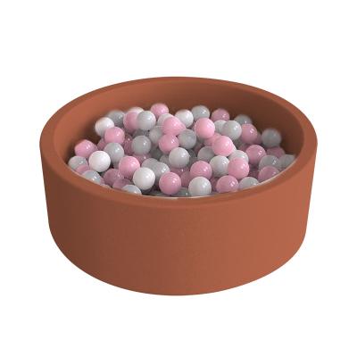 China ‎Machine Wash Shrink-Proof Velvet Round Foam Ball Pits 100x30cm for sale