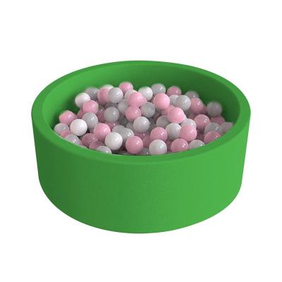 China Non-Toxic100*30cm Foam Ball Pits Pool With Skin-Friendly Velvet for sale