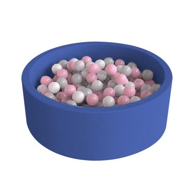 China Eco-Friendly 5cm Small Foam Ball Pits With Removable Velvet Cover for sale