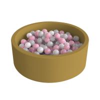China Anti-Slip Fabric High Density Foam Ball Pits Pool 120*30cm for sale