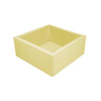China Skin-Friendly Velvet Square Foam Ball Pits 75*30cm For Toddlers for sale