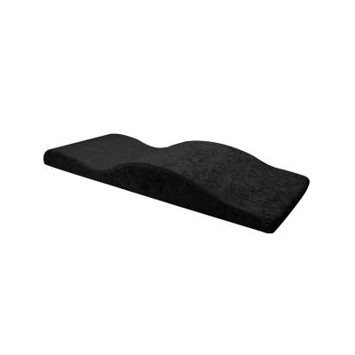 China The Shiny velvet fabric Slow rebound Curved Gel Air Foam Nap Beauty Salon lash bed Mattress for sale