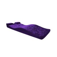China Customization 80*190cm gel Memory Foam F-shape velvet fabric Slow rebound wave design Beauty Salon eyelash bed Mattress for sale