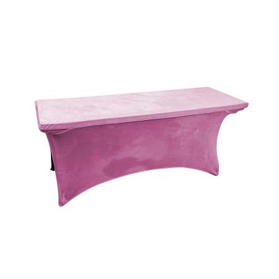 China Elastics Secure High-Resilience Foam Velvet Lash Bed Beauty Salon Mattress Topper for sale